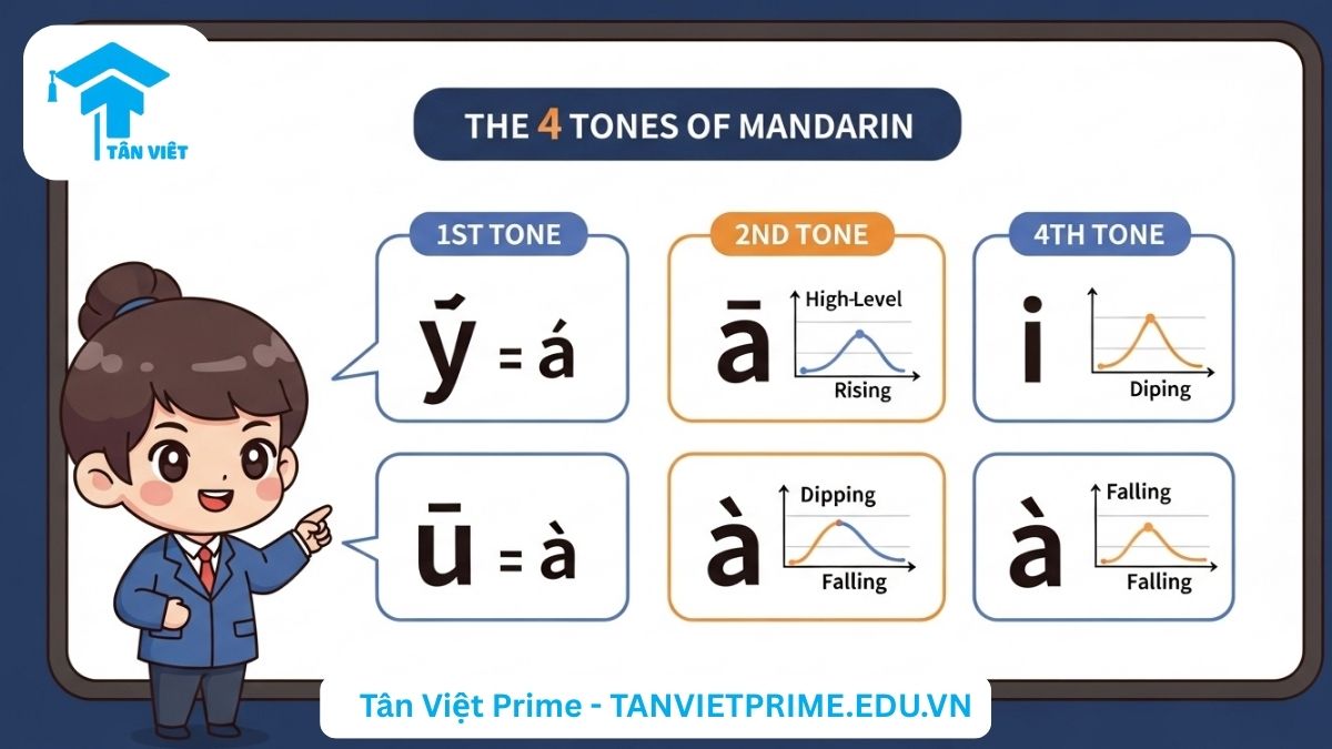 Thanh Điệu Tiếng Trung Toàn Tập: Hướng Dẫn Phát Âm, Pinyin & Biến Điệu